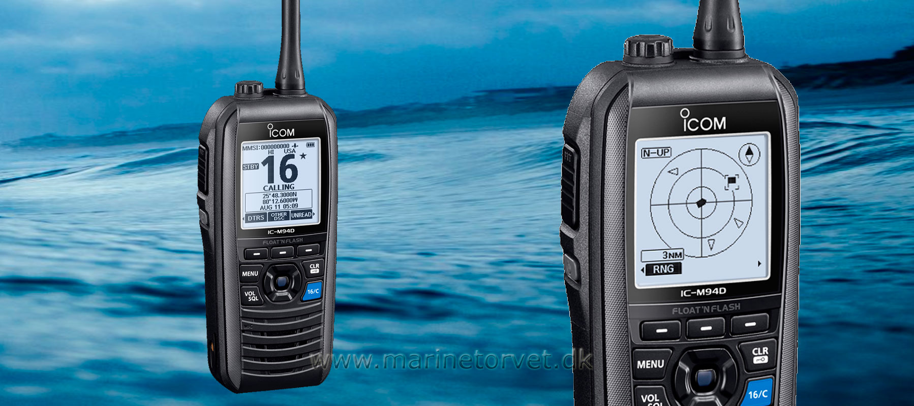 ICOM IC-M94DE VHF MARINE HANDHELD TRANSCIEVER WITH DSC & AIS – Elite ...