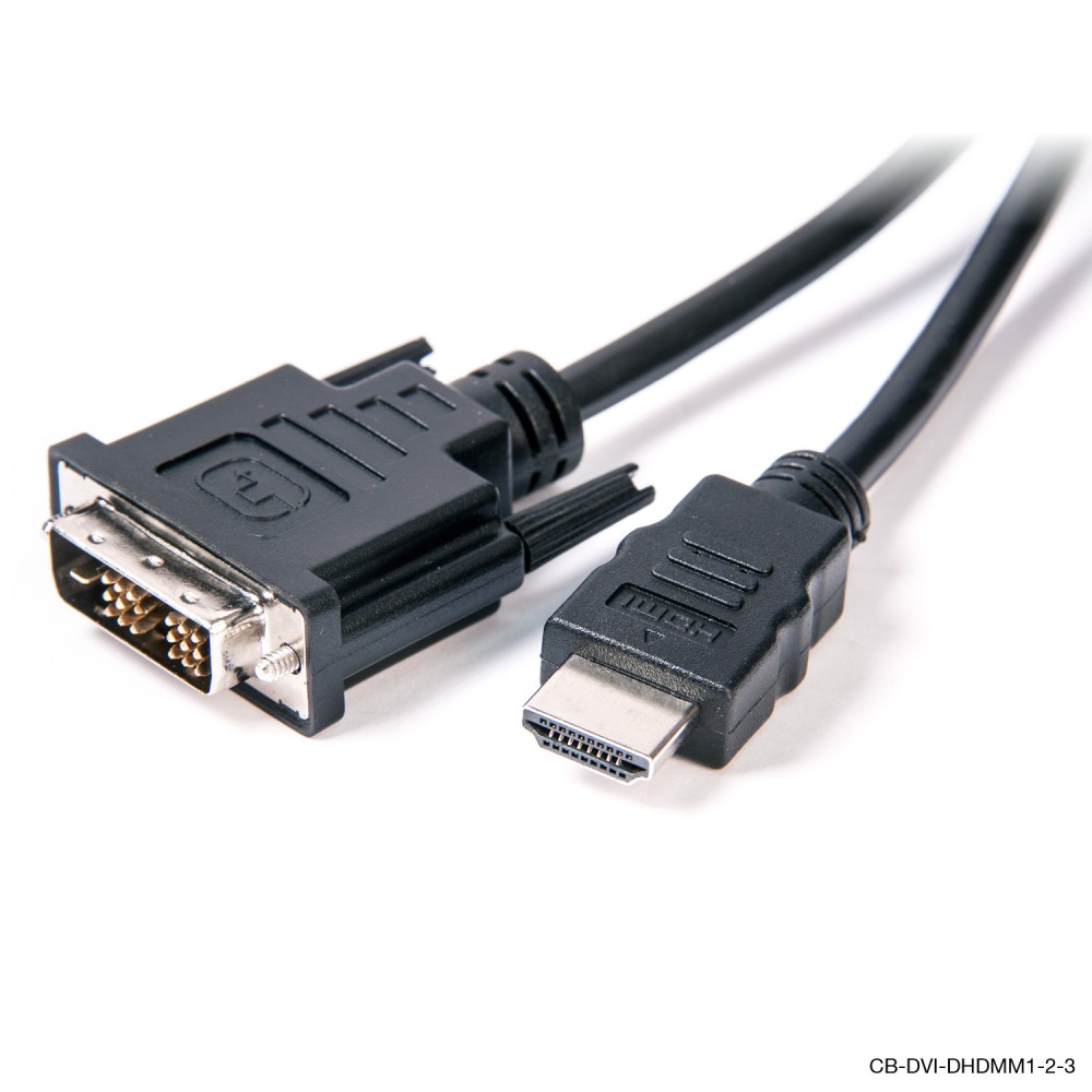 DVI-D TO HDMI CABLE 2M – Elite Commnications & Electronics